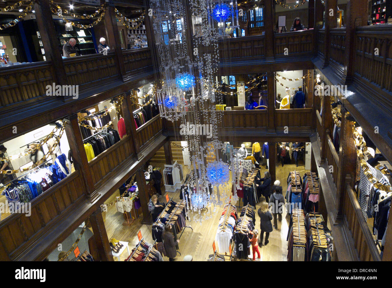 Liberty london shop interior hi-res stock photography and images - Alamy