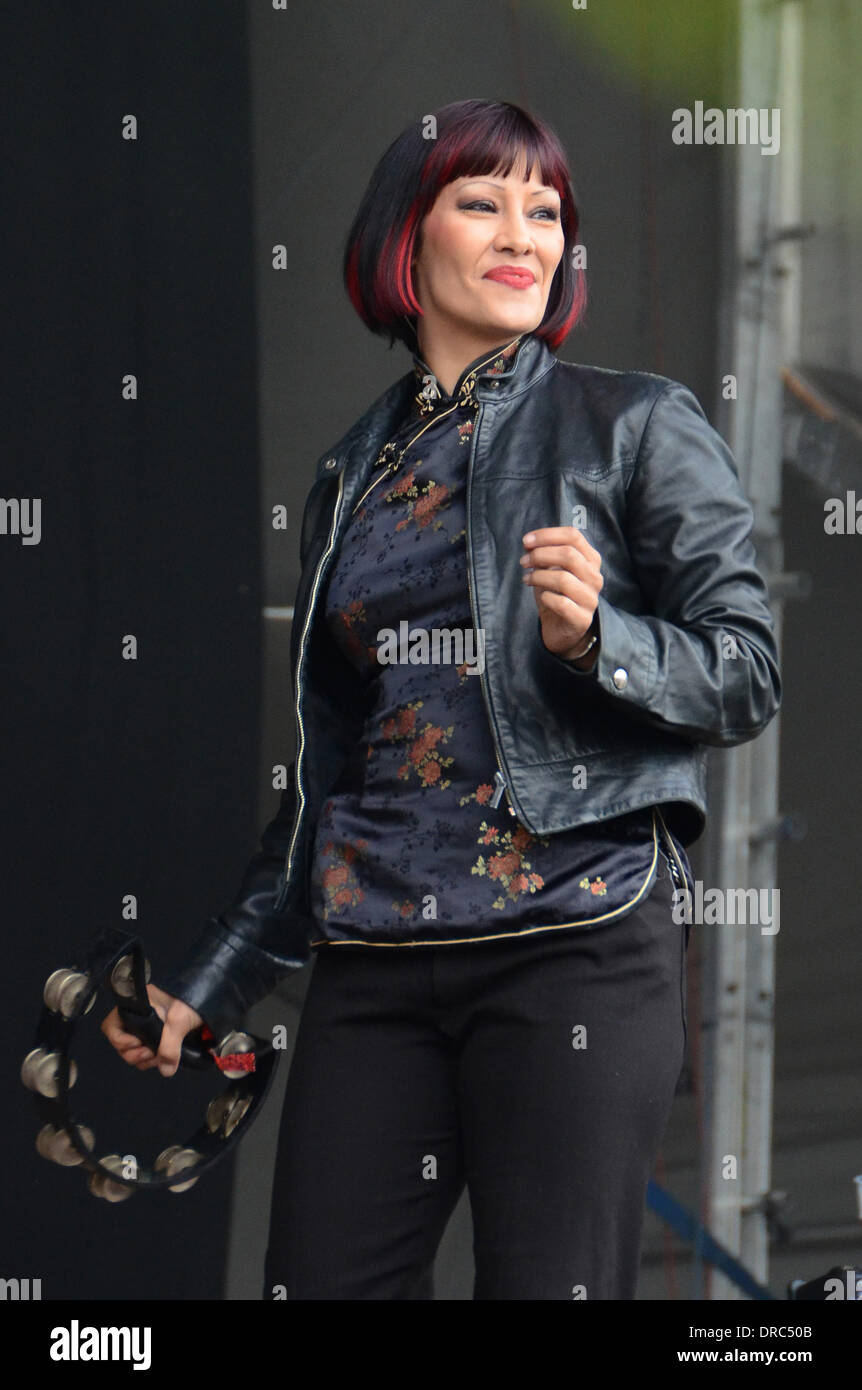 Saffron of Republica GuilFest 2012 at Stoke Park - Day 2 Guildford ...