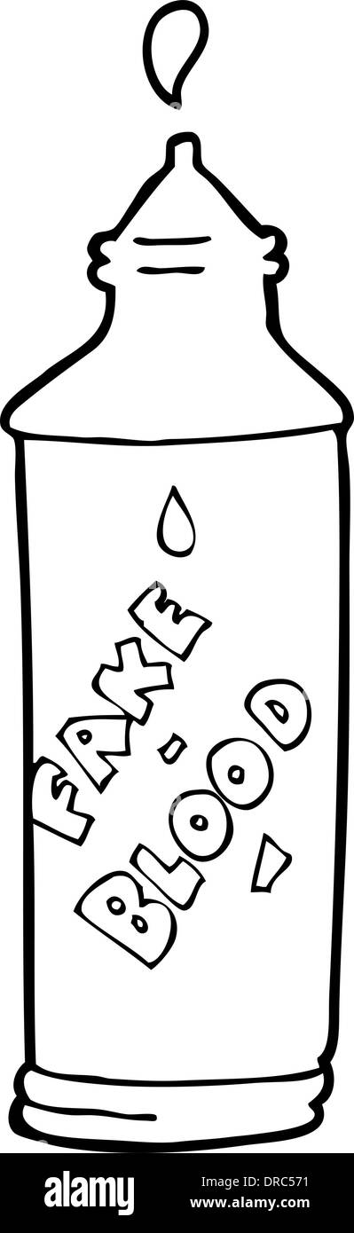 cartoon fake blood Stock Vector Image & Art - Alamy