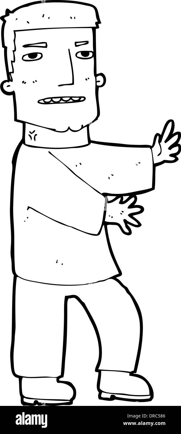 cartoon man gesturing Stock Vector Image & Art - Alamy