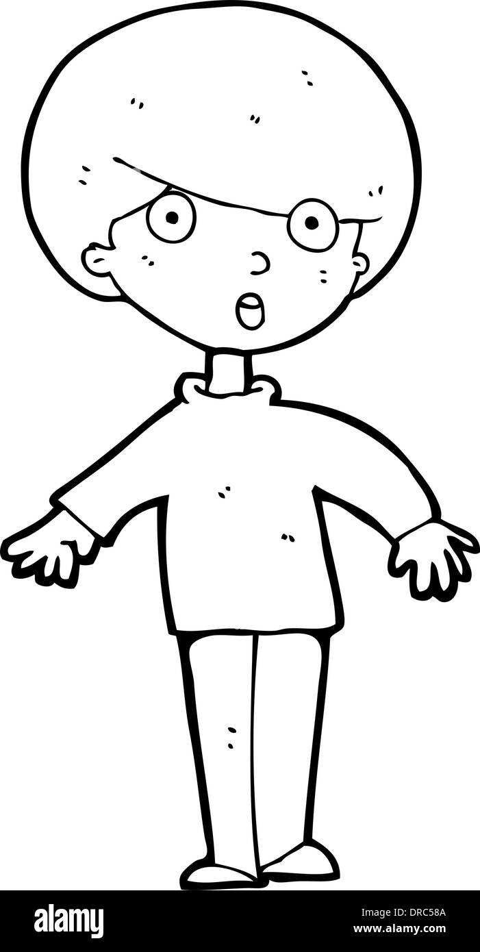 cartoon surprised man Stock Vector Image & Art - Alamy