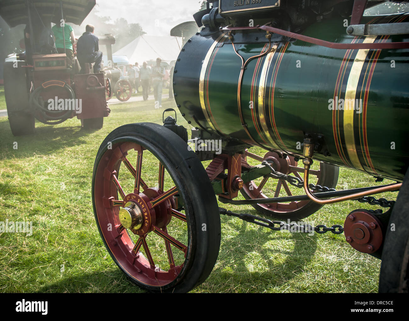 A traction engine parade at a steam rally Stock Photo - Alamy