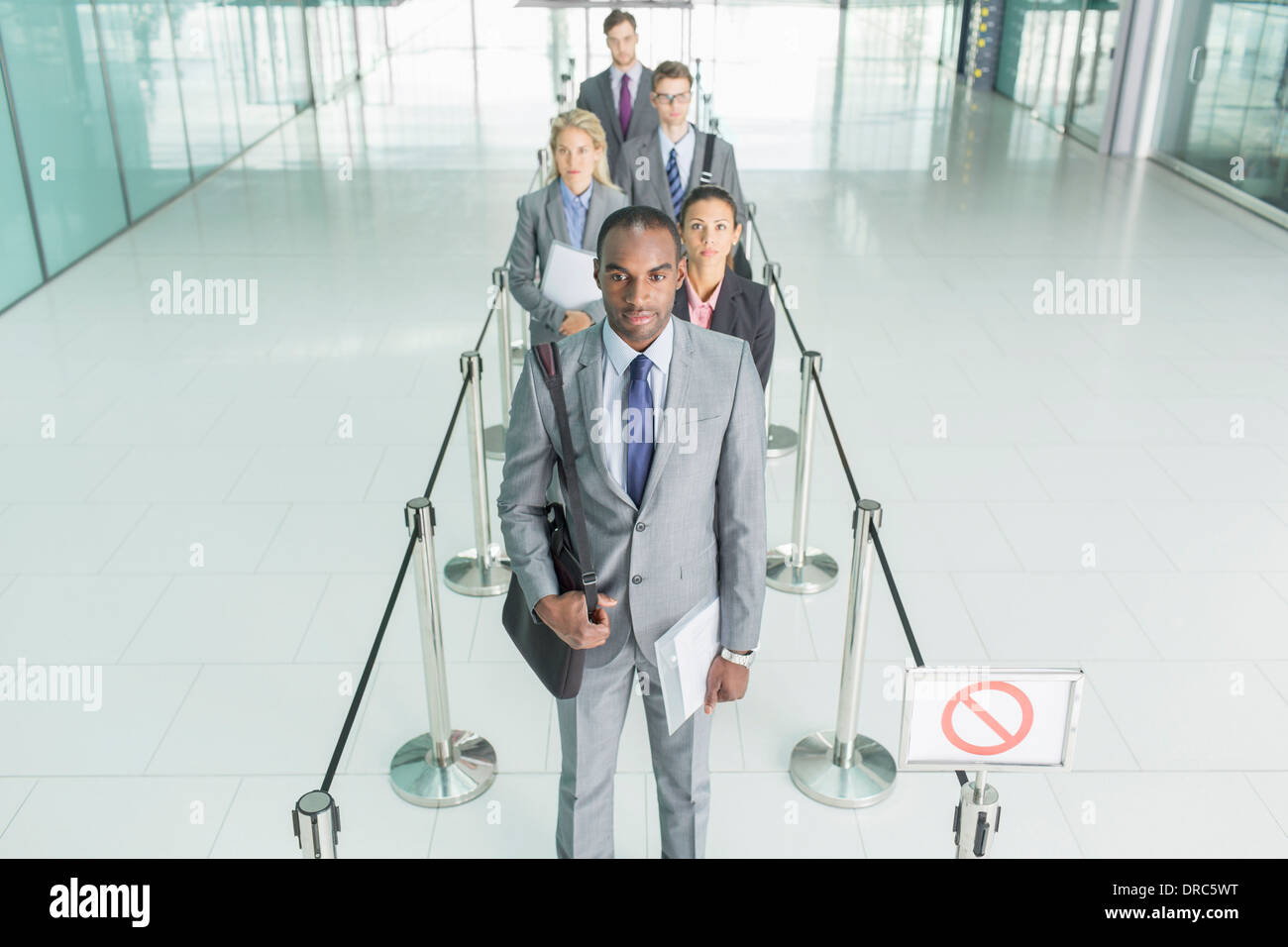 Young business woman sign in hi-res stock photography and images - Alamy