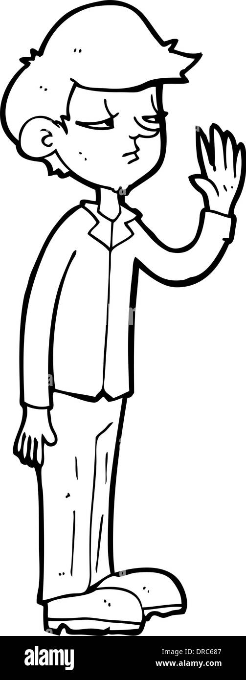 cartoon arrogant boy Stock Vector Image & Art - Alamy