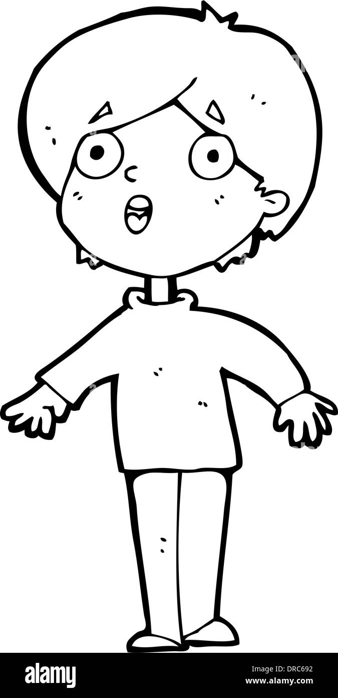 cartoon surprised man Stock Vector Image & Art - Alamy