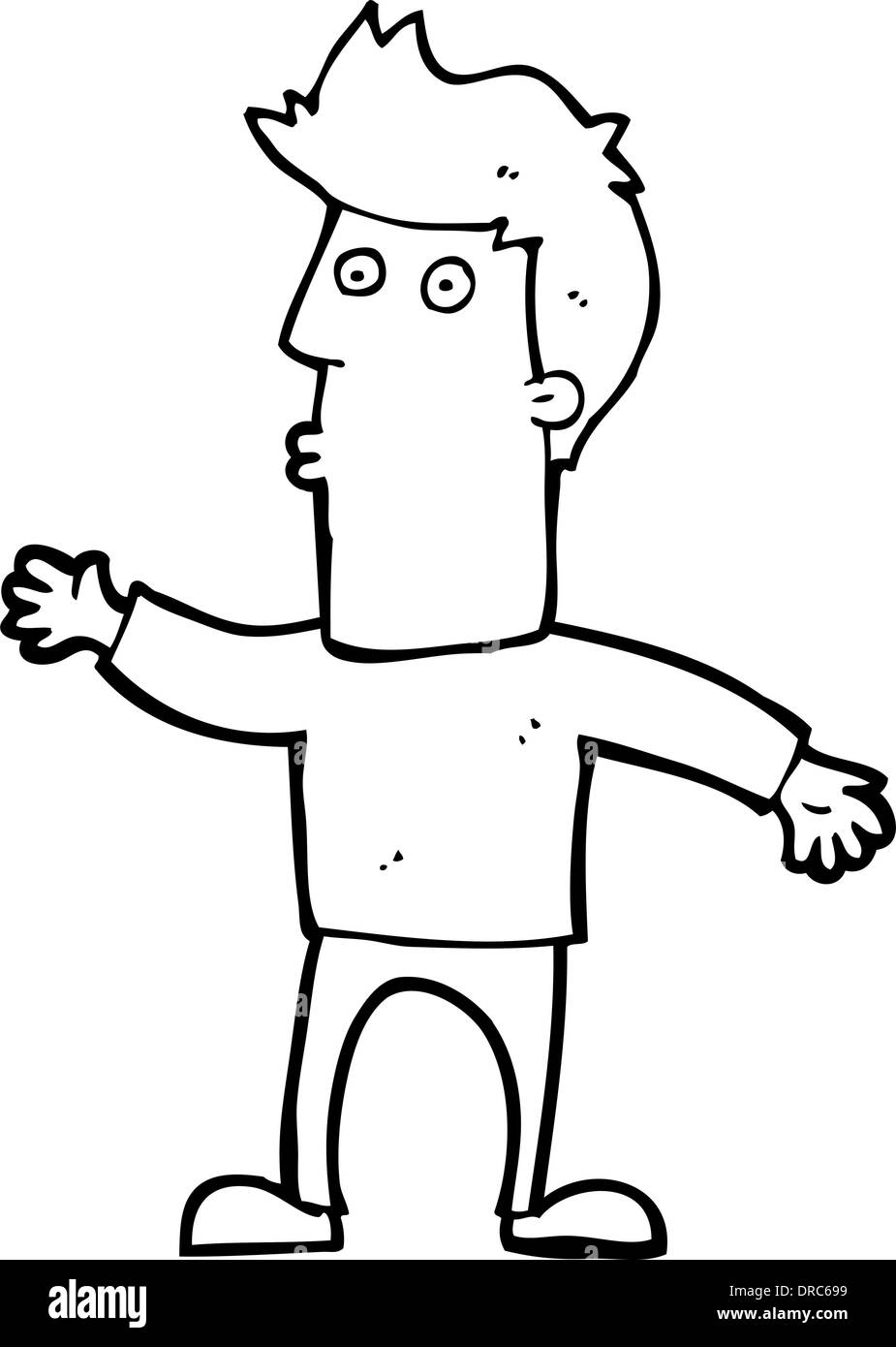cartoon surprised man Stock Vector Image & Art - Alamy