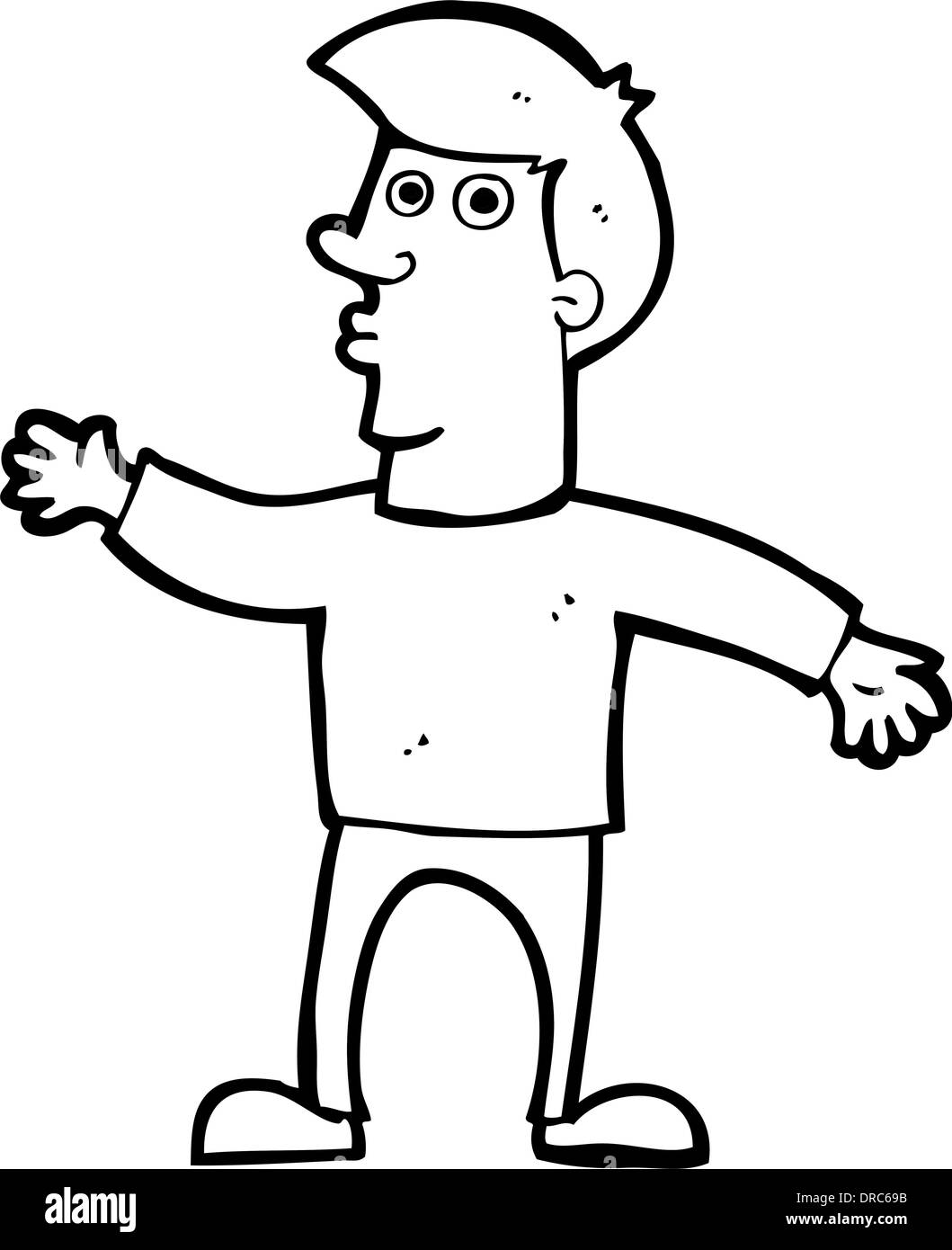 cartoon worried man Stock Vector Image & Art - Alamy