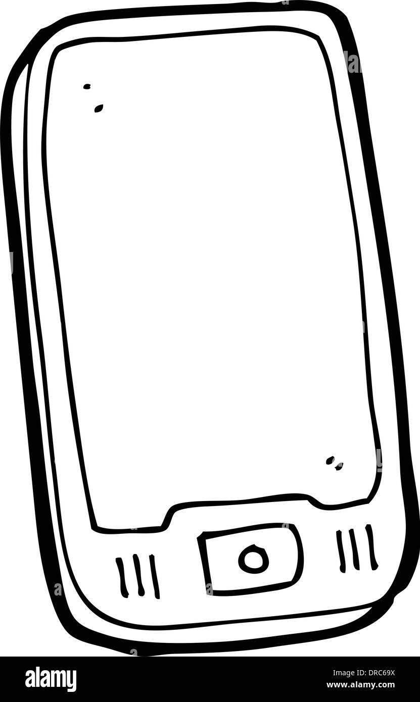 Cartoon computer tablet Black and White Stock Photos & Images - Alamy