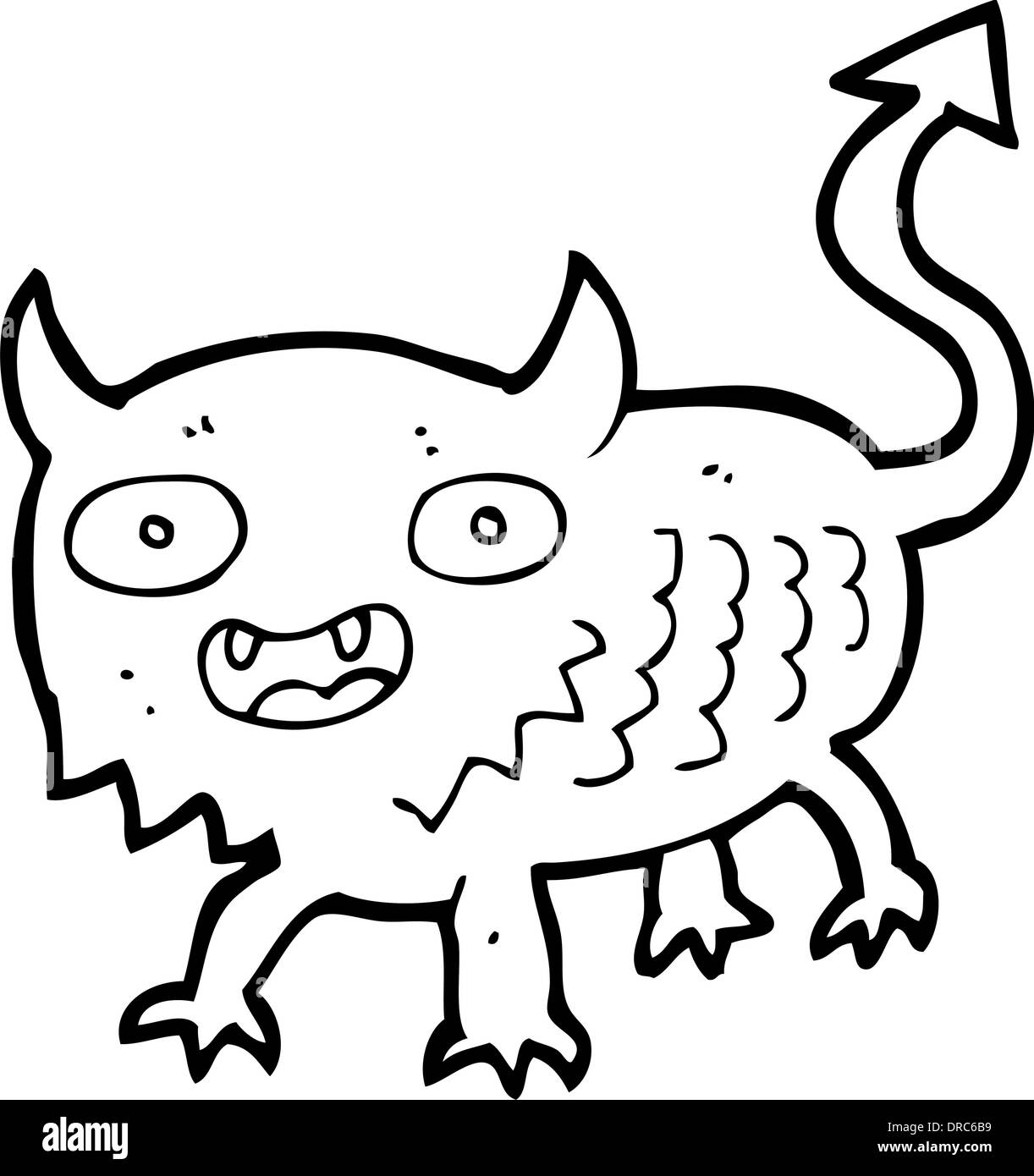 cartoon little demon Stock Vector Image & Art - Alamy