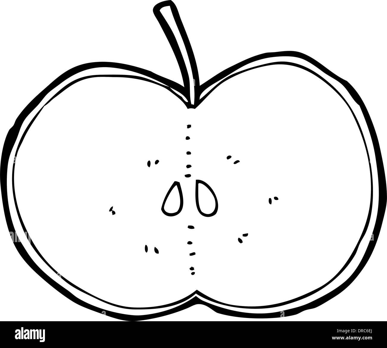 cartoon sliced apple Stock Vector Image & Art - Alamy
