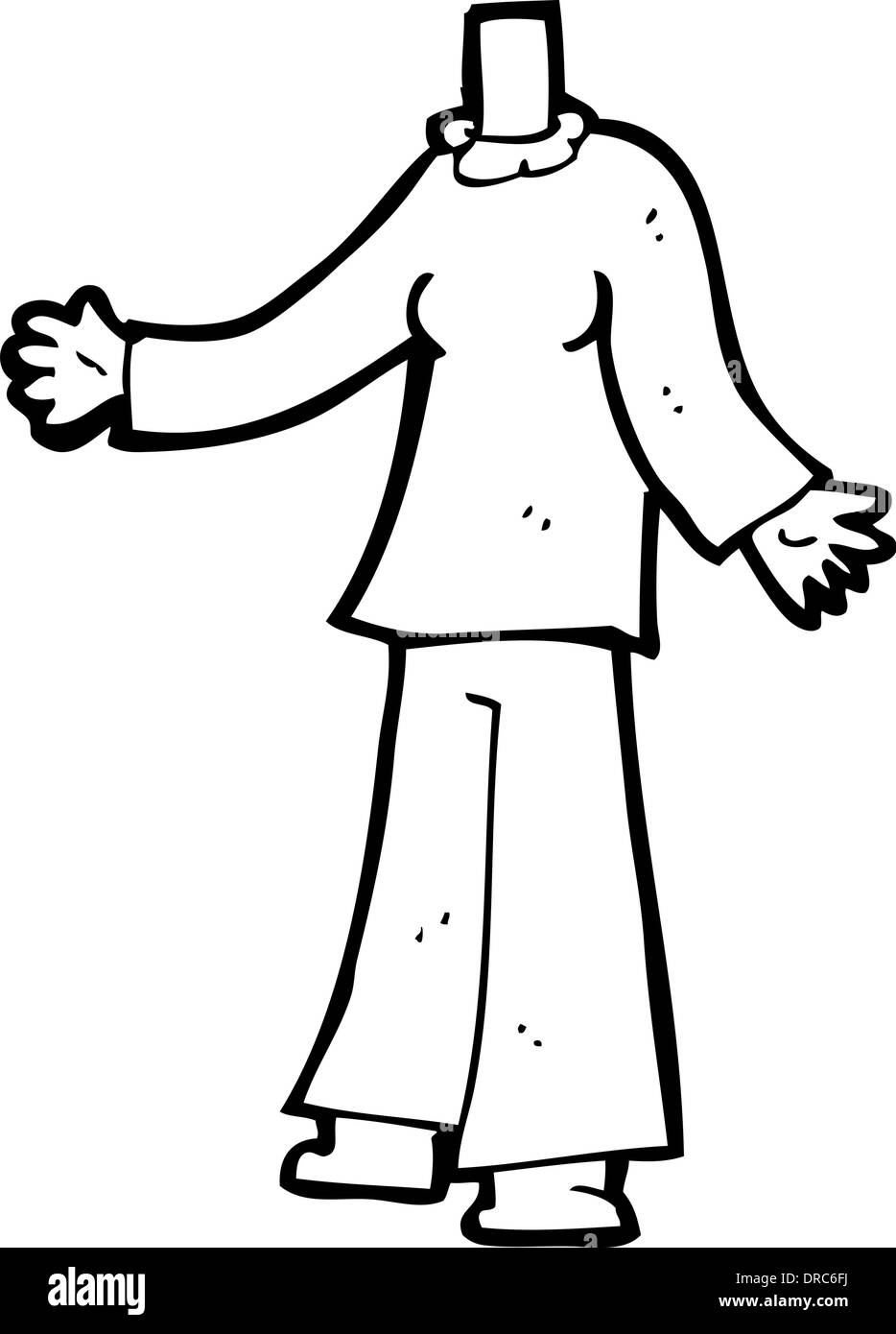 Cartoon body mix match cartoons Black and White Stock Photos & Images ...