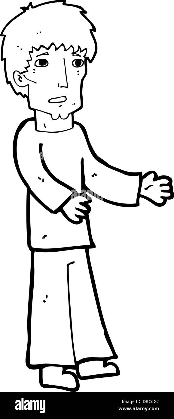 cartoon man explaining Stock Vector Image & Art - Alamy