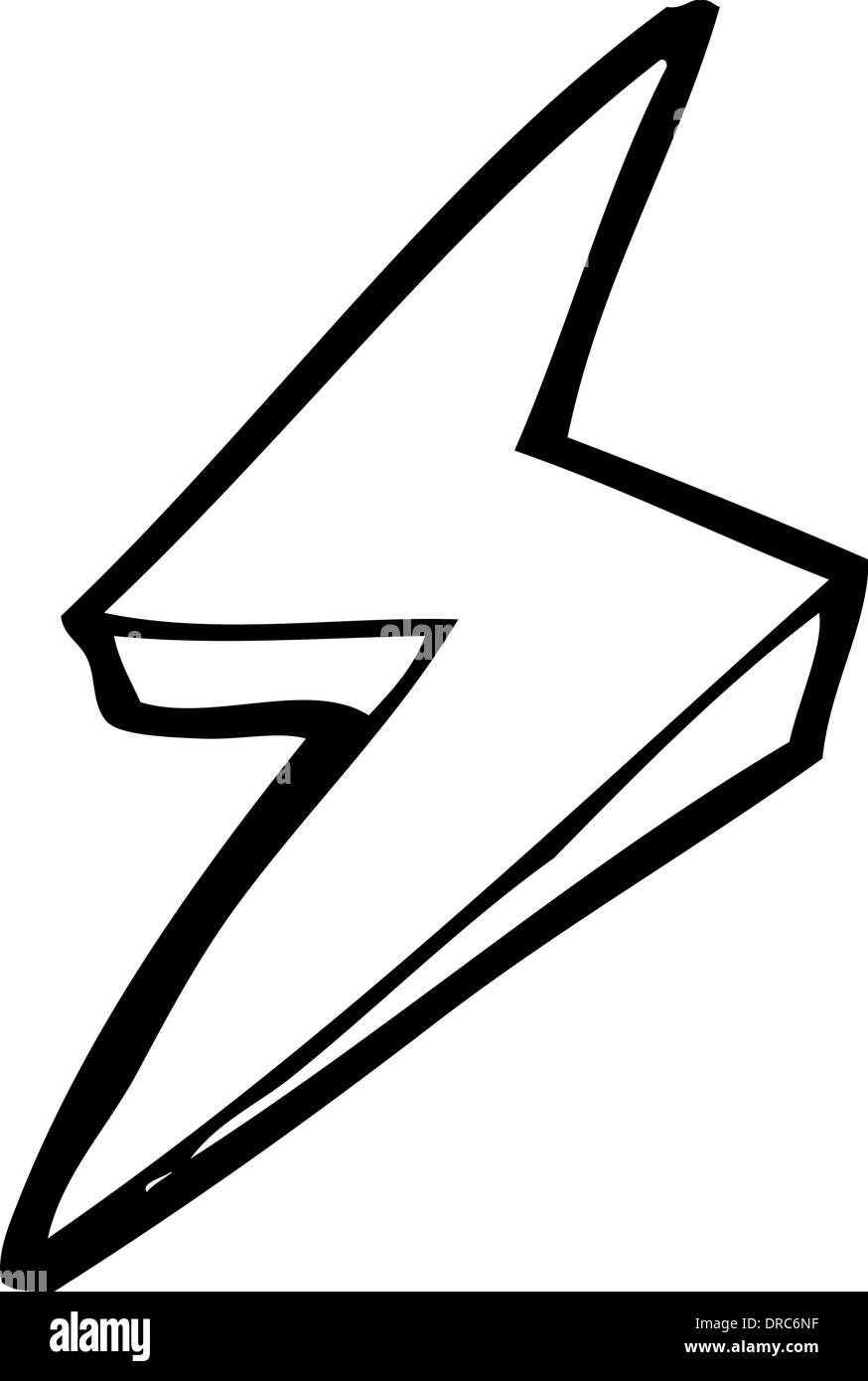 cartoon lightning bolt symbol Stock Vector Image & Art - Alamy