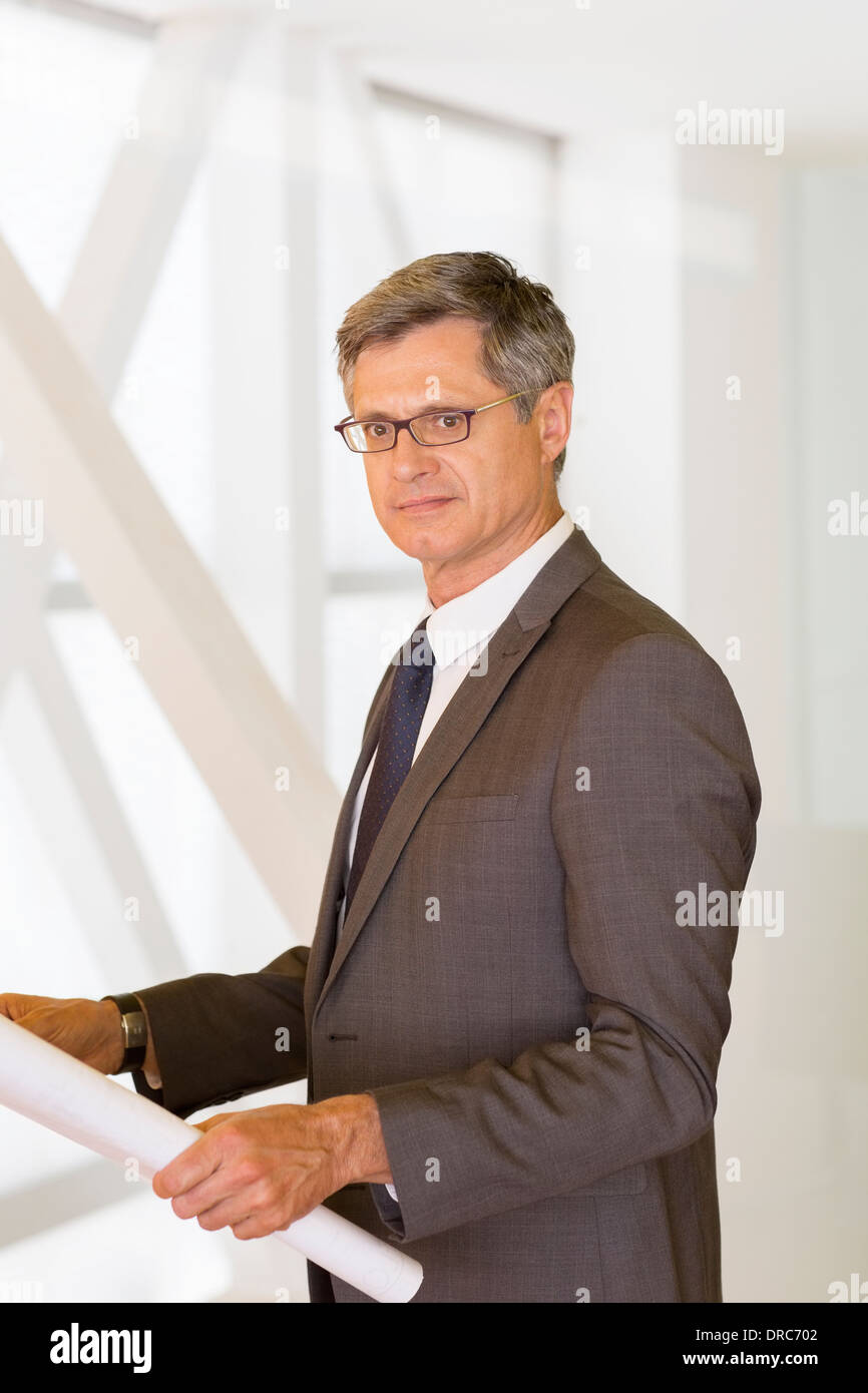 Portrait confident mature architect hi-res stock photography and images ...