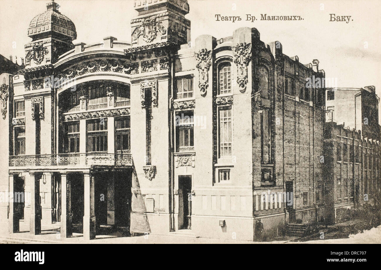 The Opera House at Baku, Azerbaijan Stock Photo - Alamy
