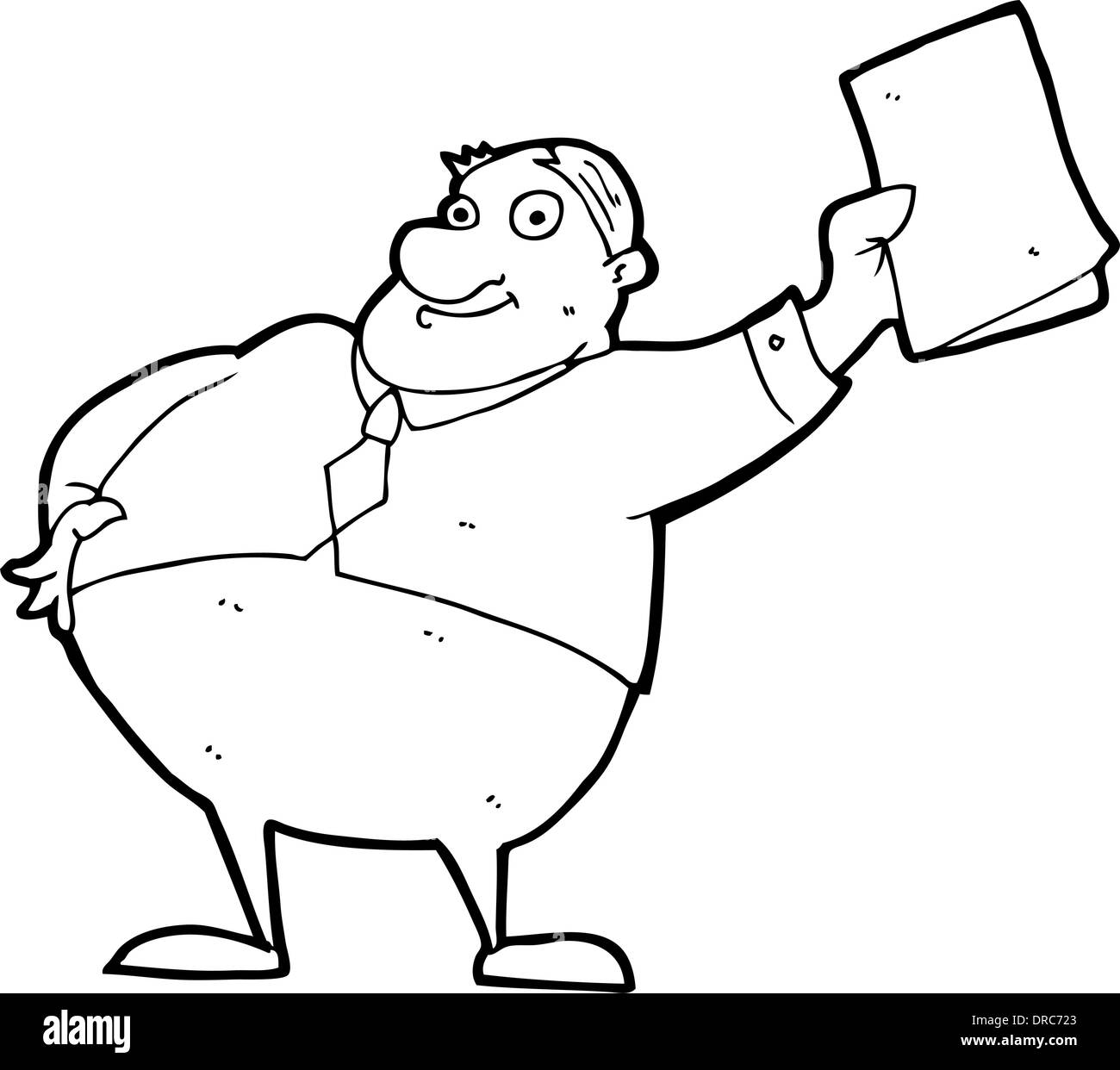 Cartoon boss Black and White Stock Photos & Images - Alamy