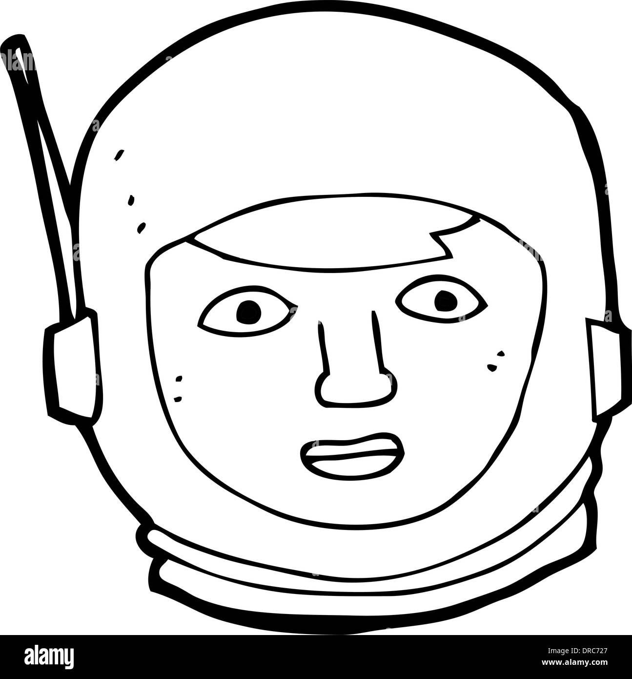 cartoon astronaut head Stock Vector Image & Art - Alamy