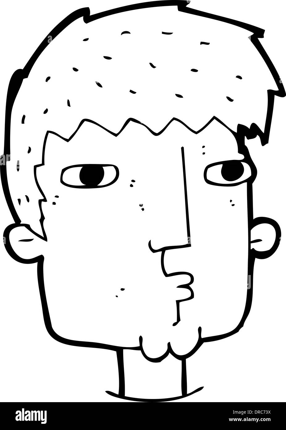 cartoon curious man Stock Vector Image & Art - Alamy