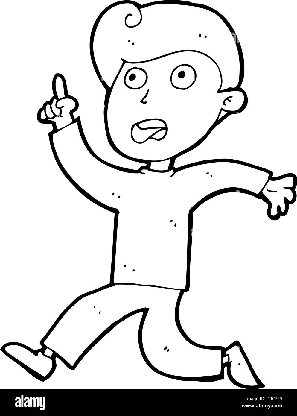 cartoon boy panicking Stock Vector Image & Art - Alamy