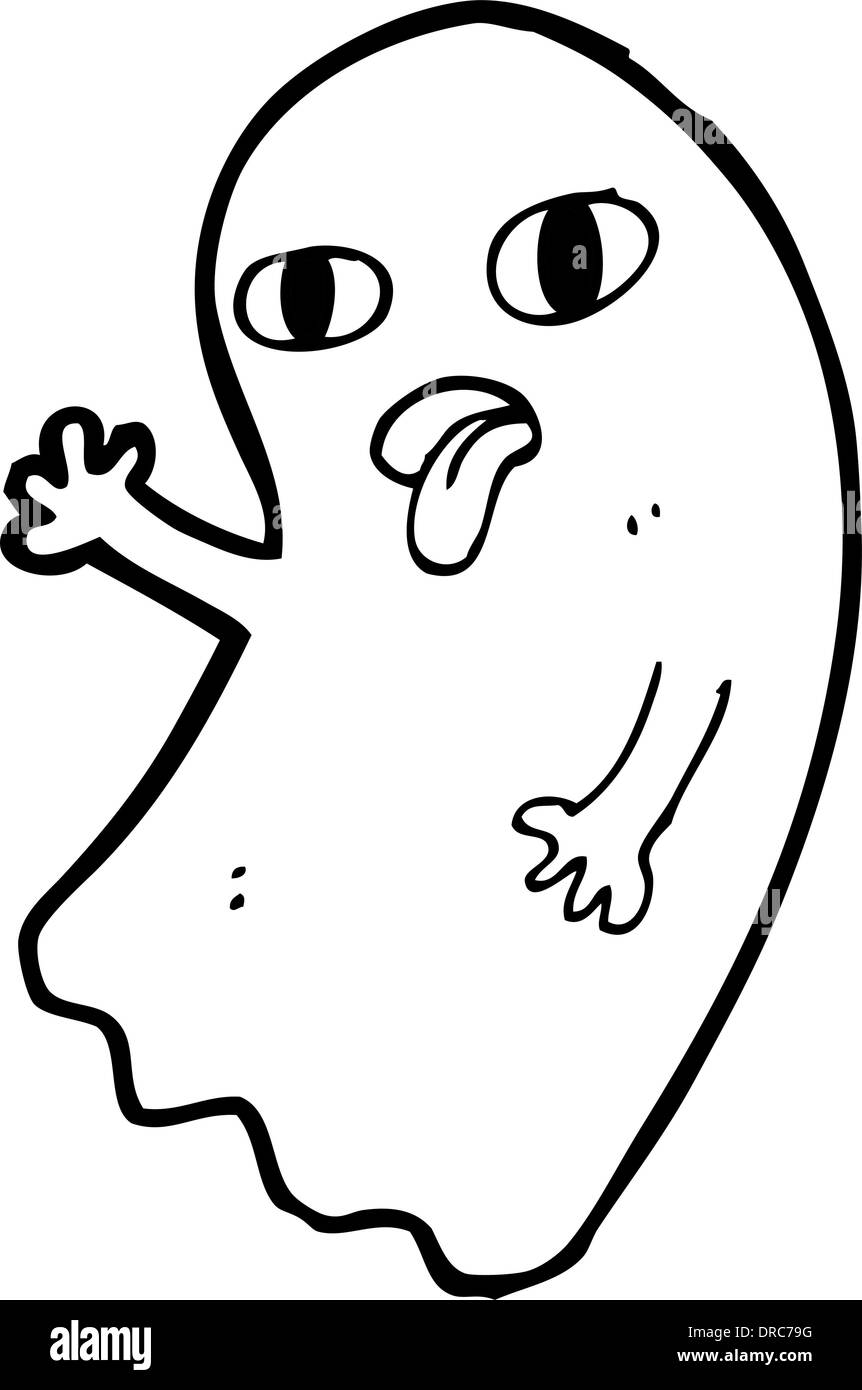 funny cartoon ghost Stock Vector Image & Art - Alamy
