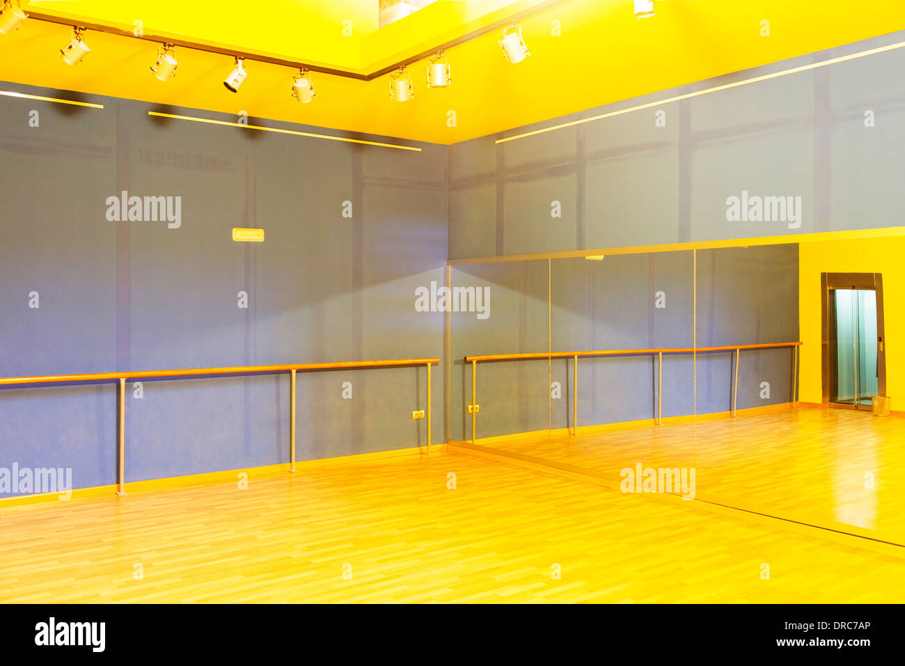 Empty Dance Studio Background