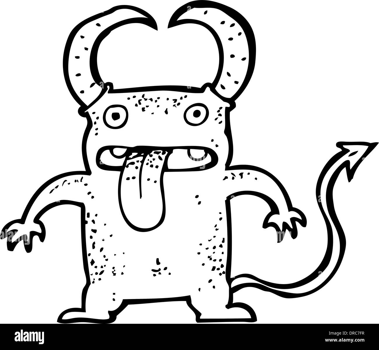 Cute Devil Clipart Black And White