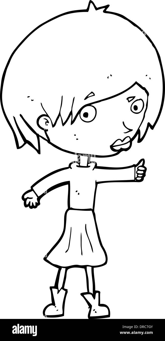 cartoon woman raising eyebrow Stock Vector Image & Art - Alamy