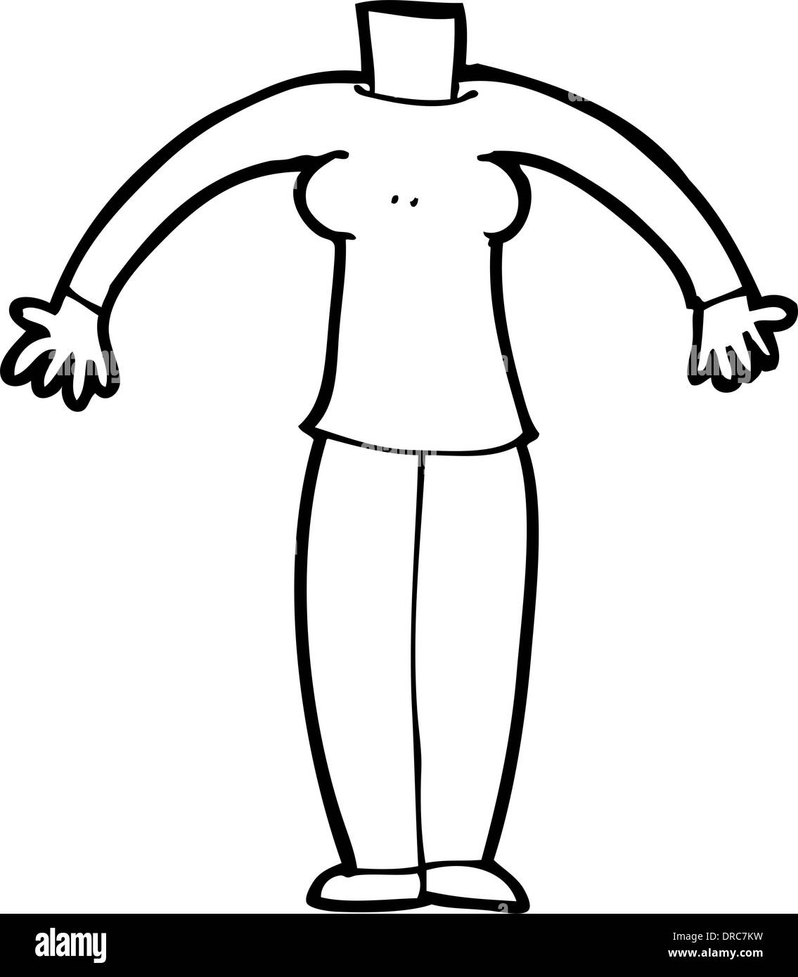 Cartoon body mix match cartoons Black and White Stock Photos & Images ...