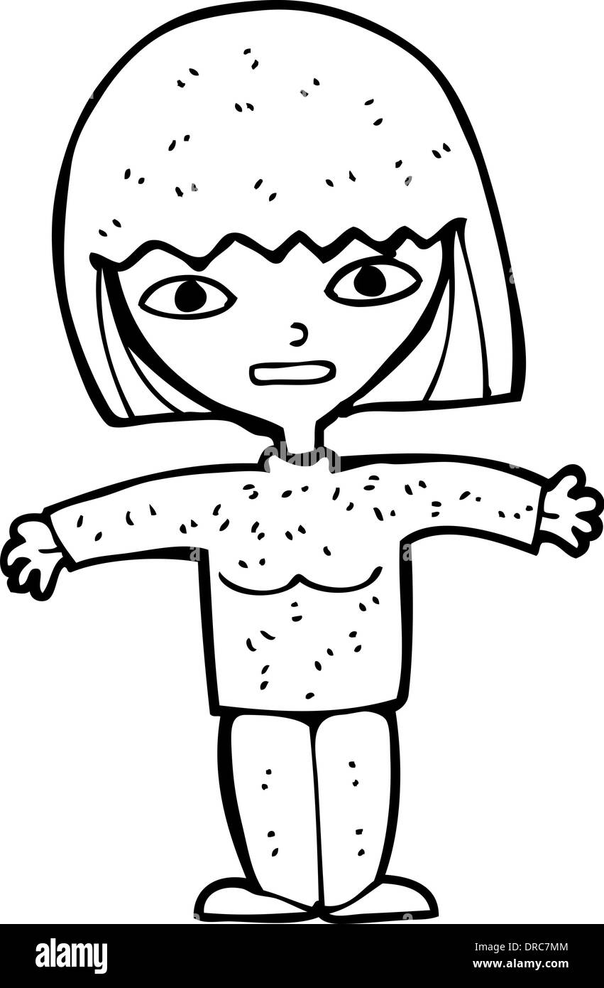 cartoon woman with open arms Stock Vector Image & Art - Alamy