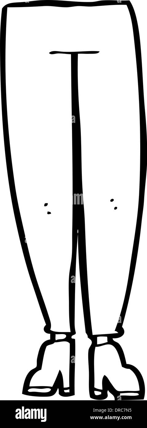 cartoon female legs Stock Vector Image & Art - Alamy