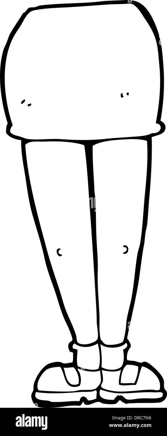 cartoon female legs Stock Vector Image & Art - Alamy