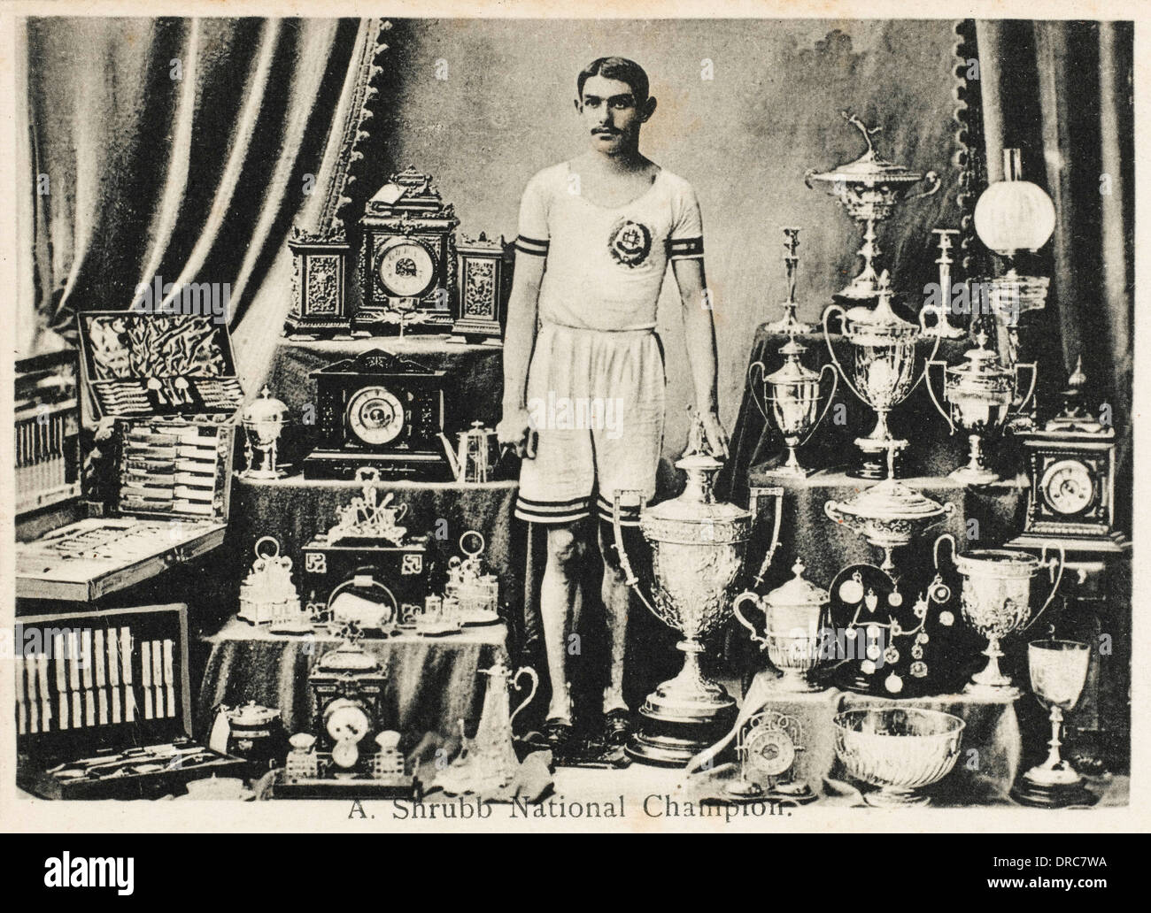 Alfred ('Alfie') Shrubb - Famous Long Distance Runner Stock Photo - Alamy