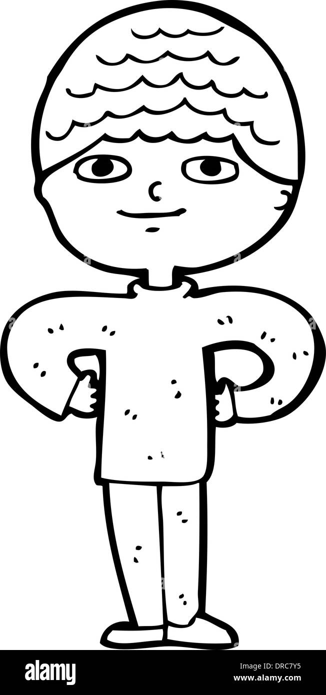 cartoon proud man Stock Vector Image & Art - Alamy