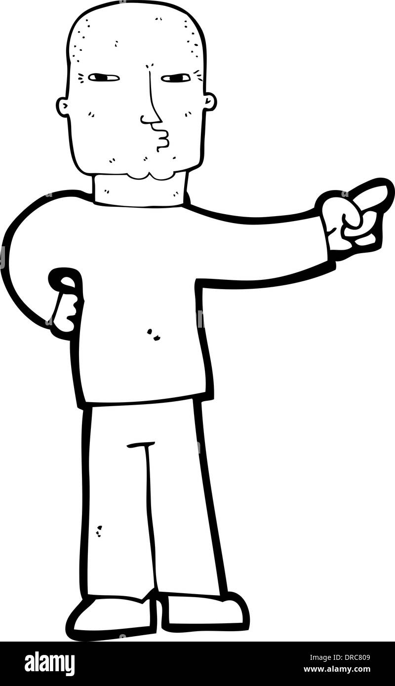 cartoon pointing man Stock Vector Image & Art - Alamy