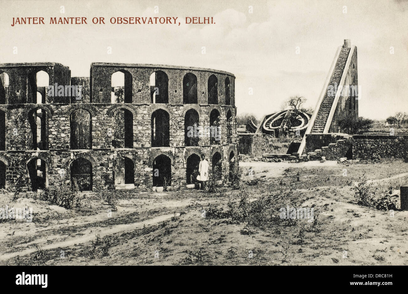 Delhi Observatory - Janter Manter Stock Photo - Alamy
