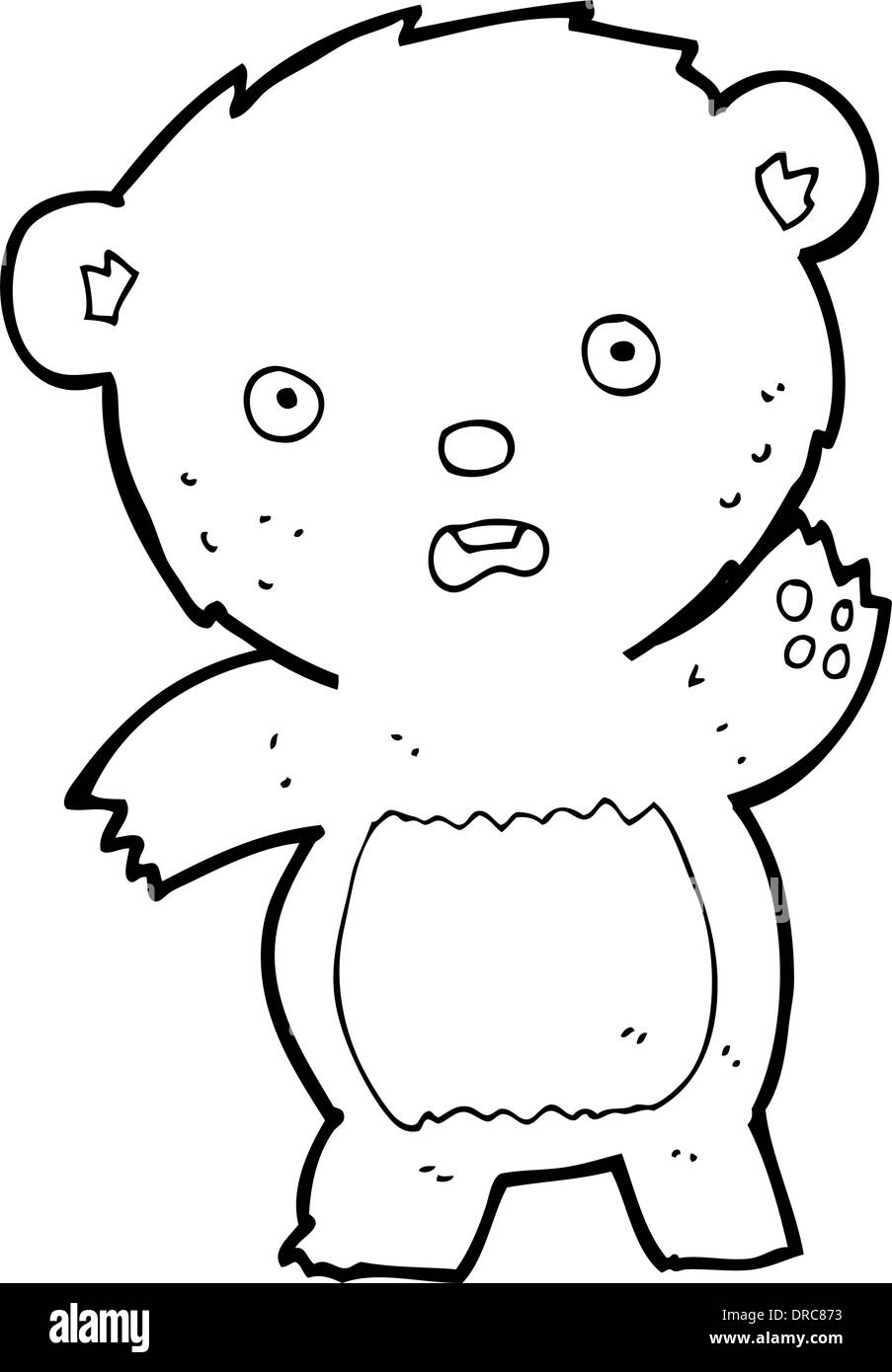 cartoon unhappy teddy bear Stock Vector Image & Art - Alamy