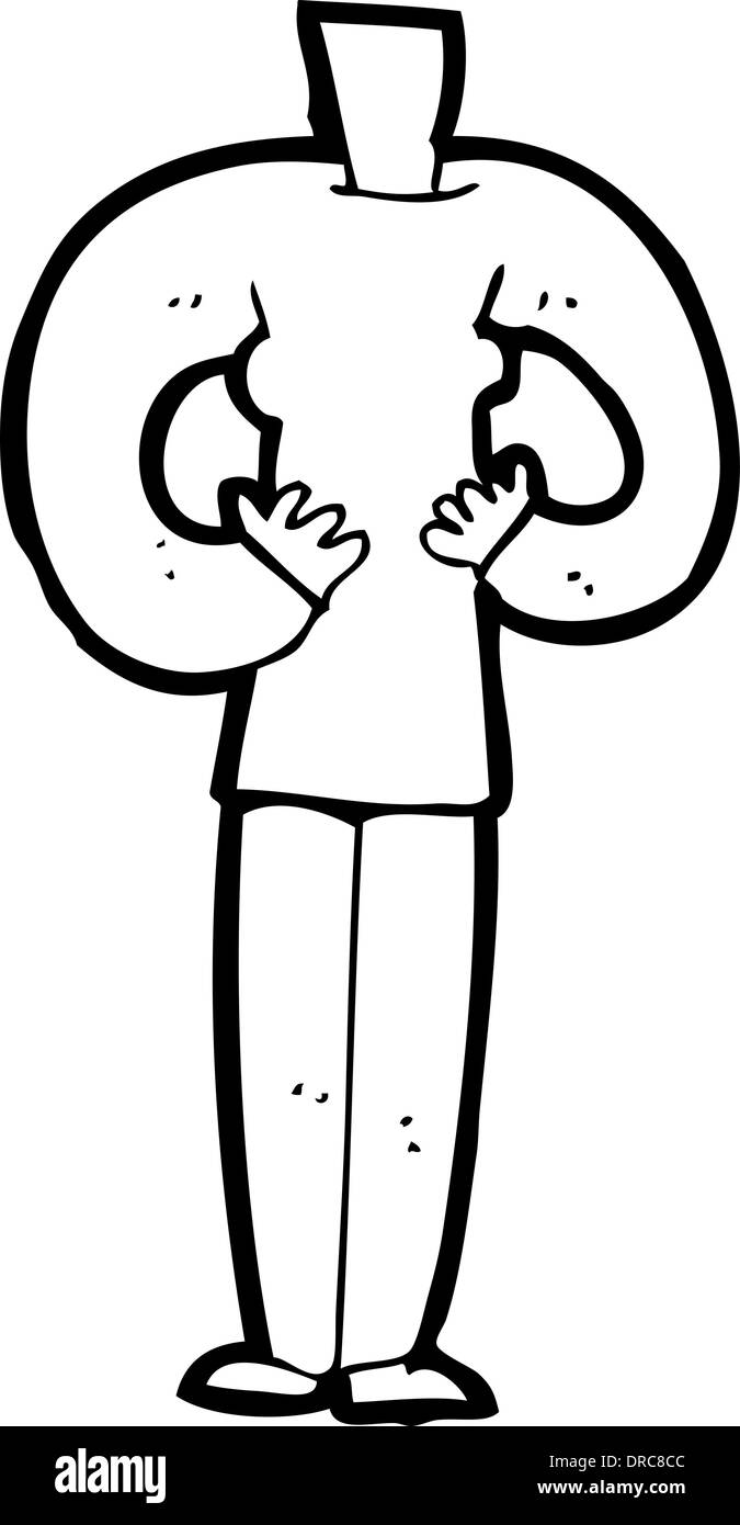 cartoon female body (add photos or mix and match cartoons Stock Vector ...