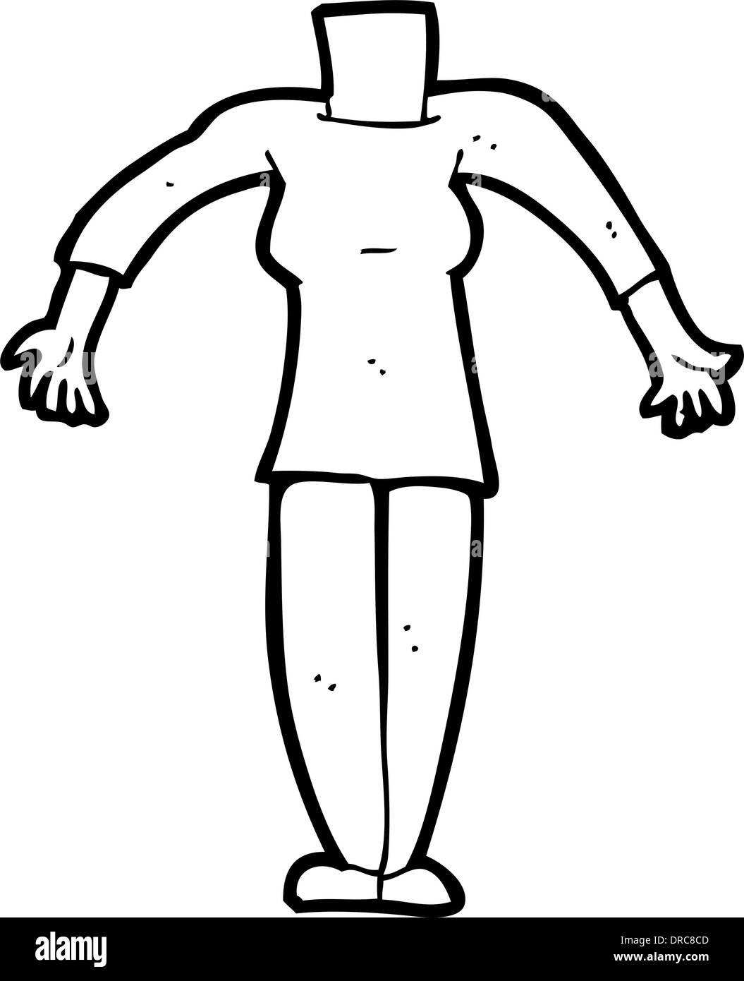 Cartoon body mix match cartoons Black and White Stock Photos & Images ...