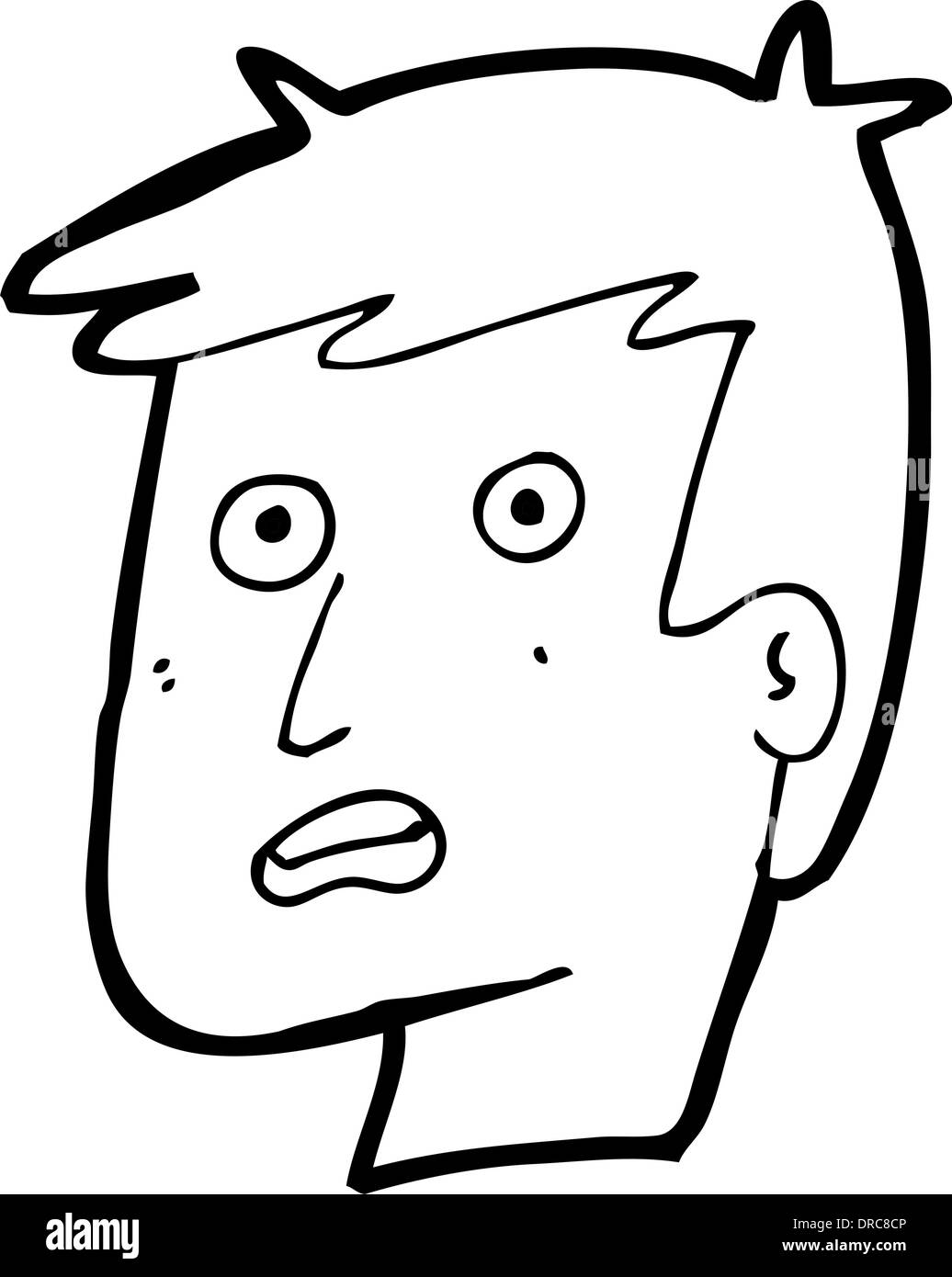 cartoon unhappy face Stock Vector Image & Art - Alamy