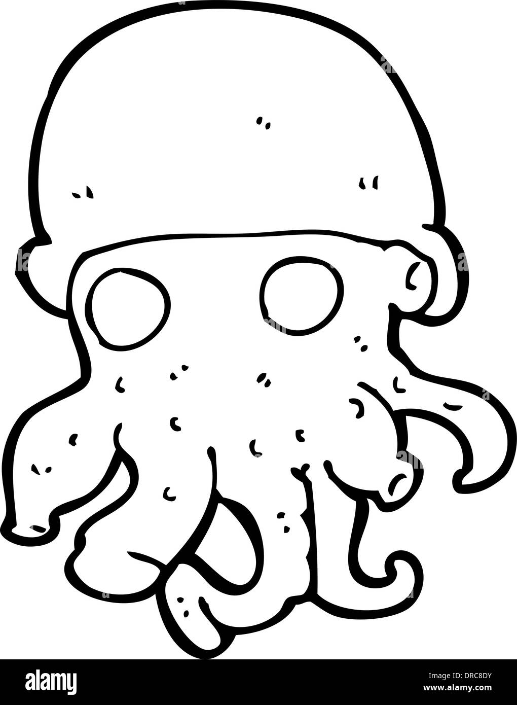 cartoon alien head wearing hat Stock Vector Image & Art - Alamy