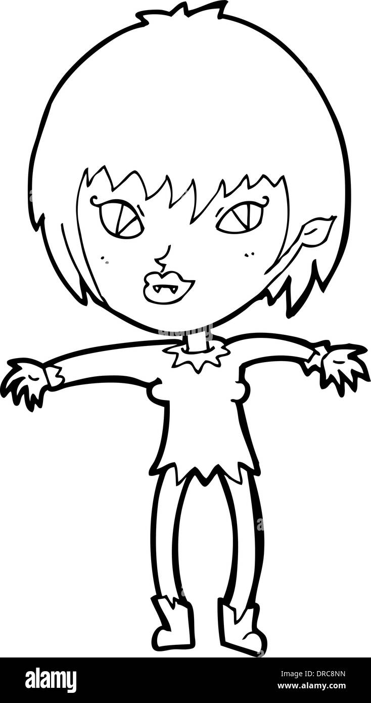 Vampire girl Black and White Stock Photos & Images - Alamy