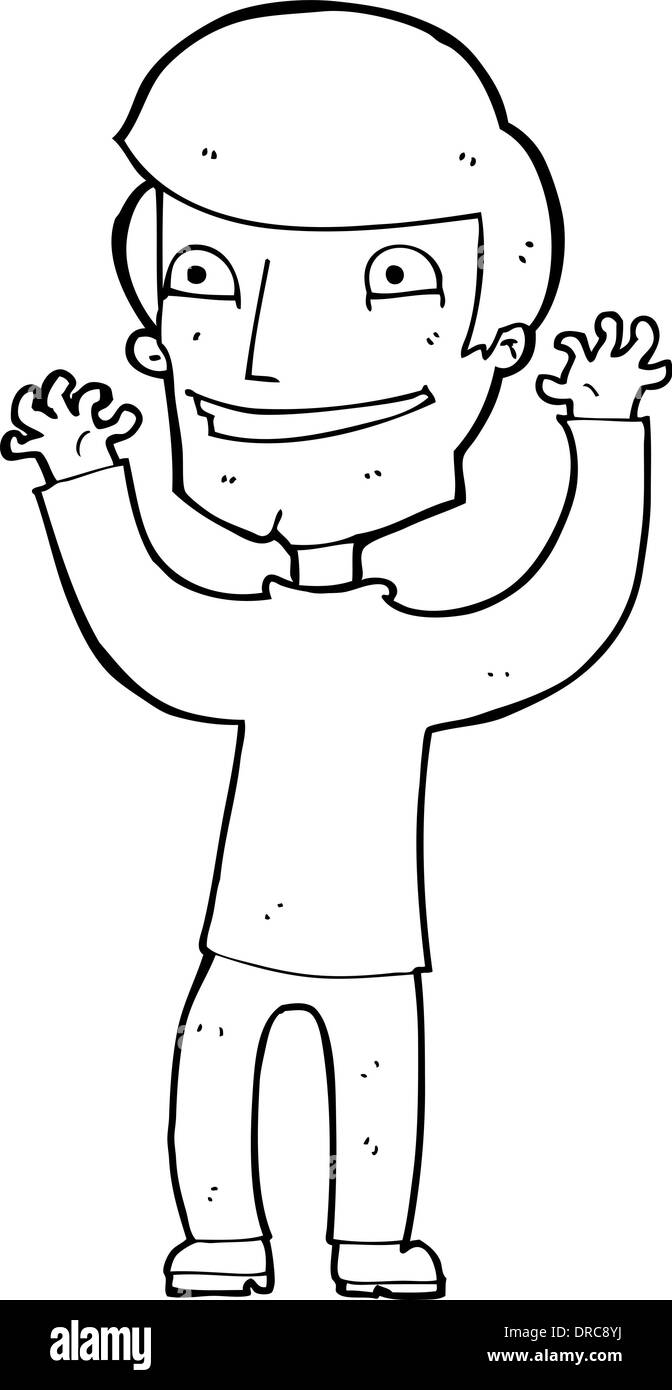 Cute excited boy in Black and White Stock Photos & Images - Alamy