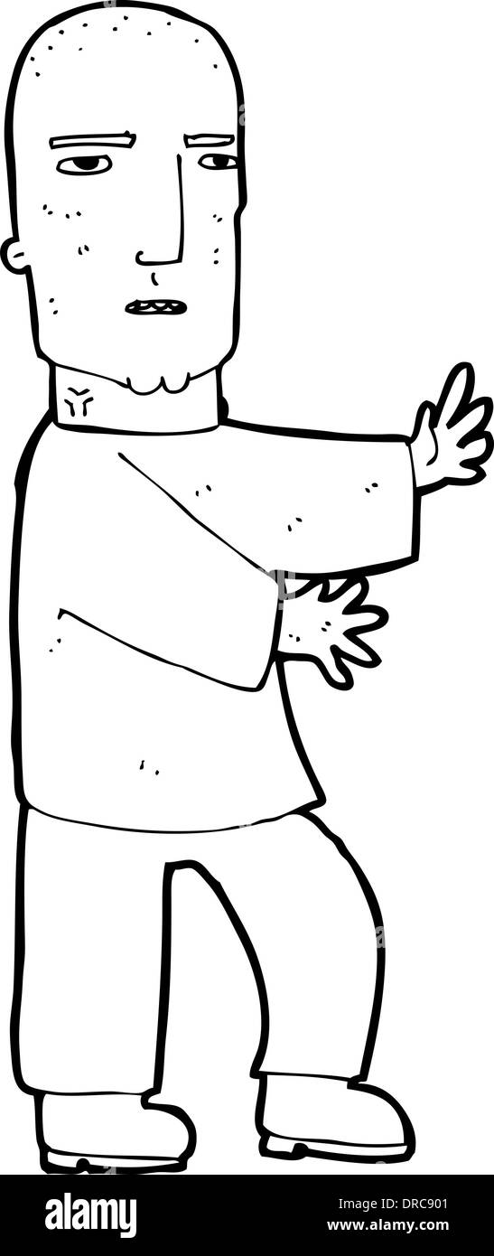cartoon tough man Stock Vector Image & Art - Alamy
