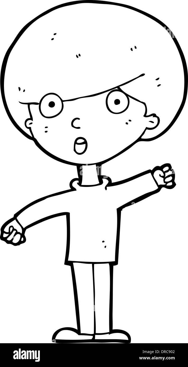 cartoon shocked boy Stock Vector Image & Art - Alamy