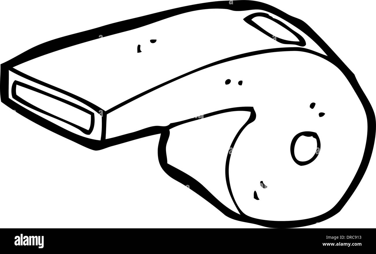 Cartoon whistle Black and White Stock Photos & Images - Alamy