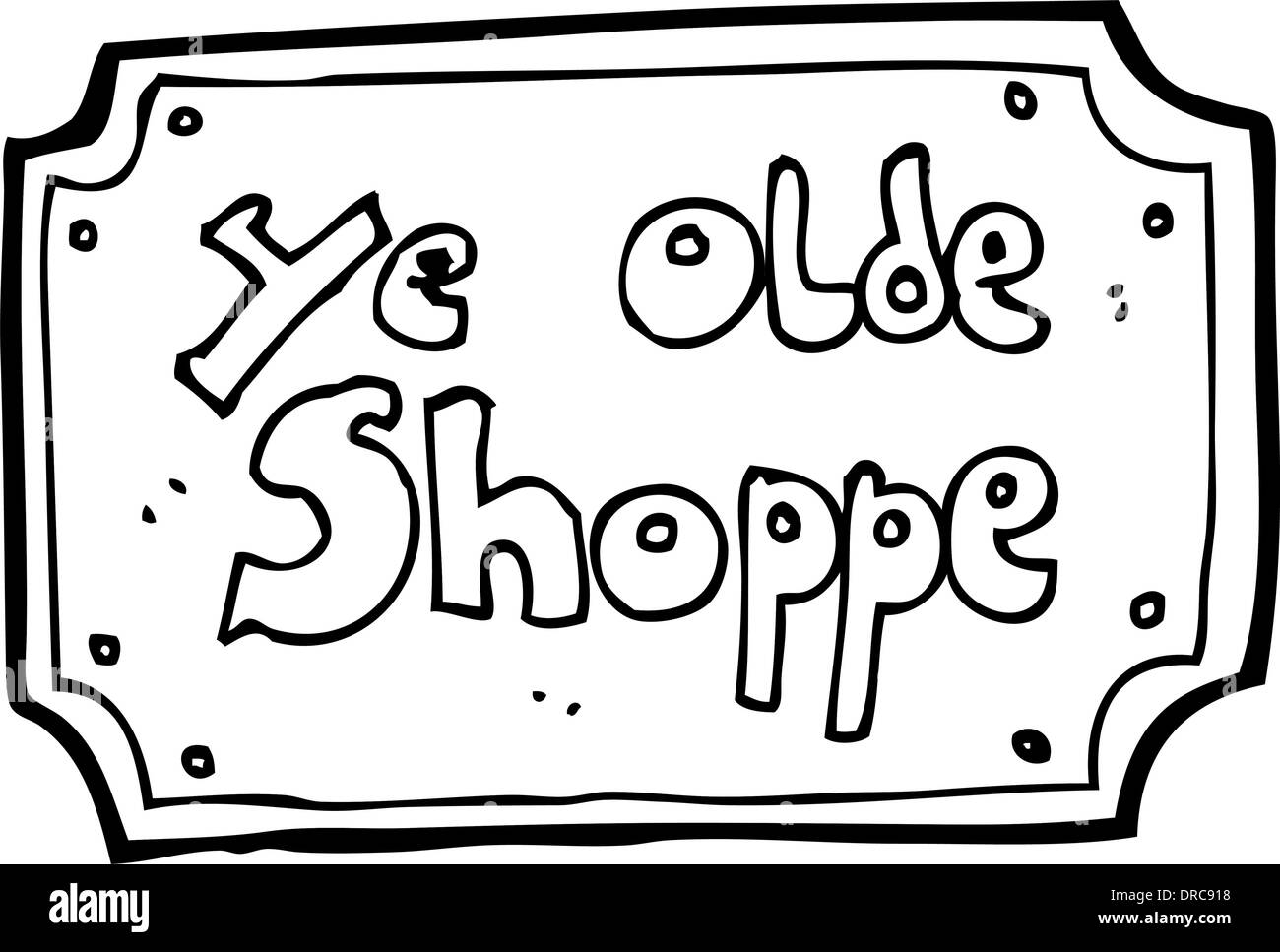 cartoon old fake shop sign Stock Vector Image & Art - Alamy