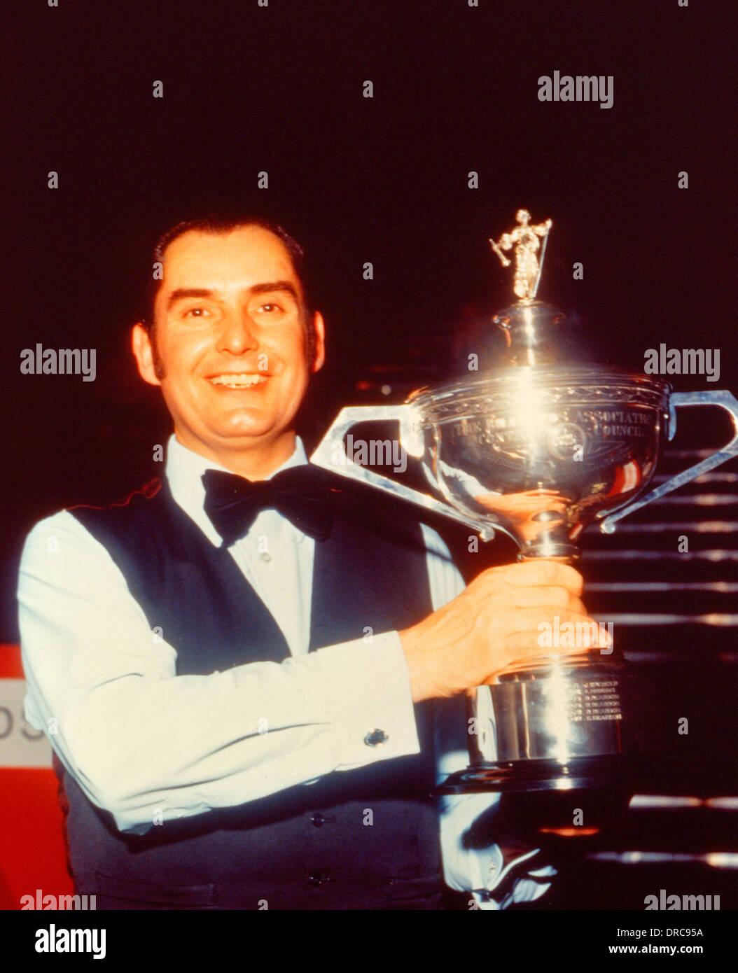 Welshman Ray Reardon at The Embassy World Snooker Tournament, Crucible ...