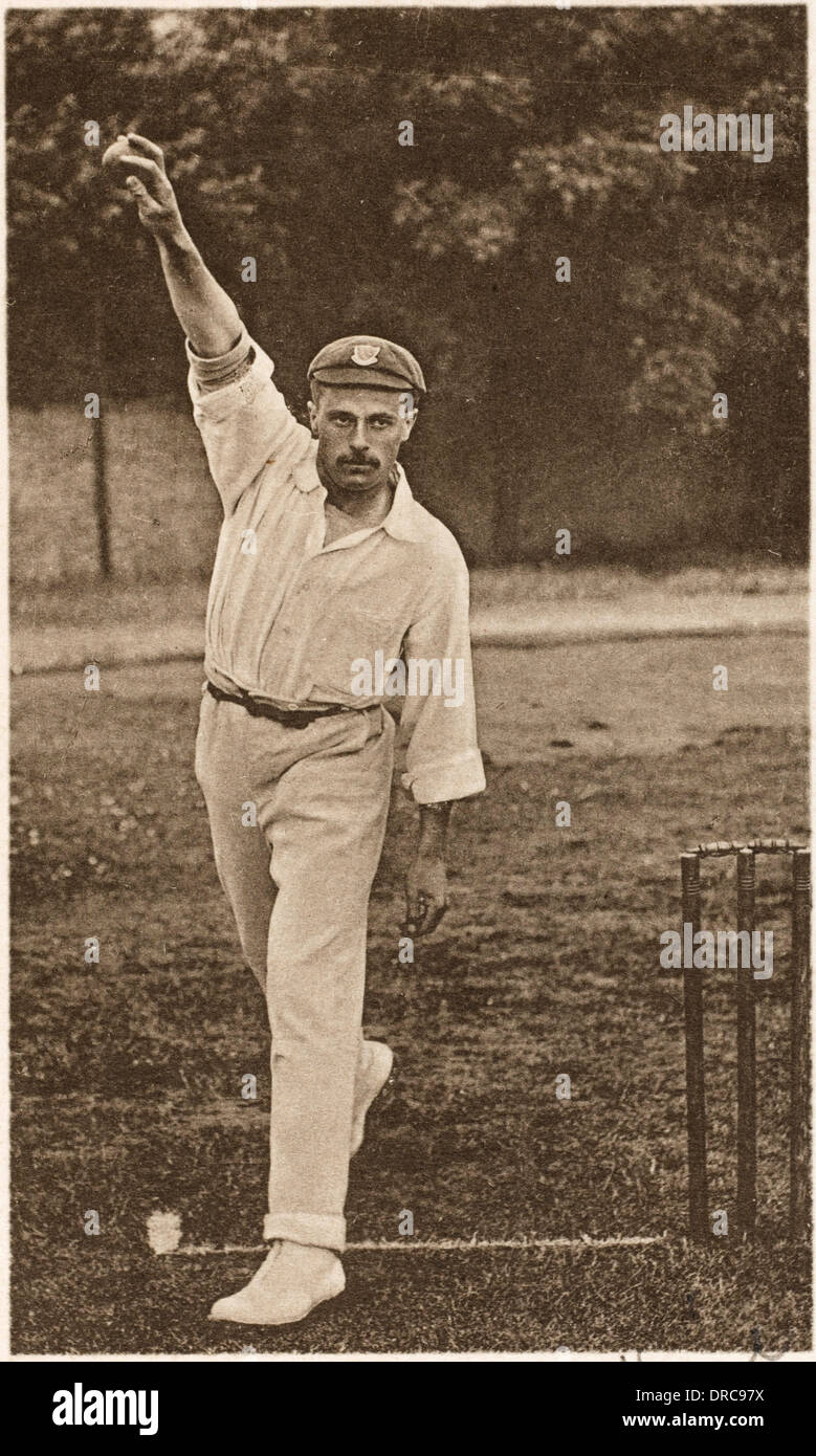Joseph Vine - Cricketer - Bowling Stock Photo - Alamy