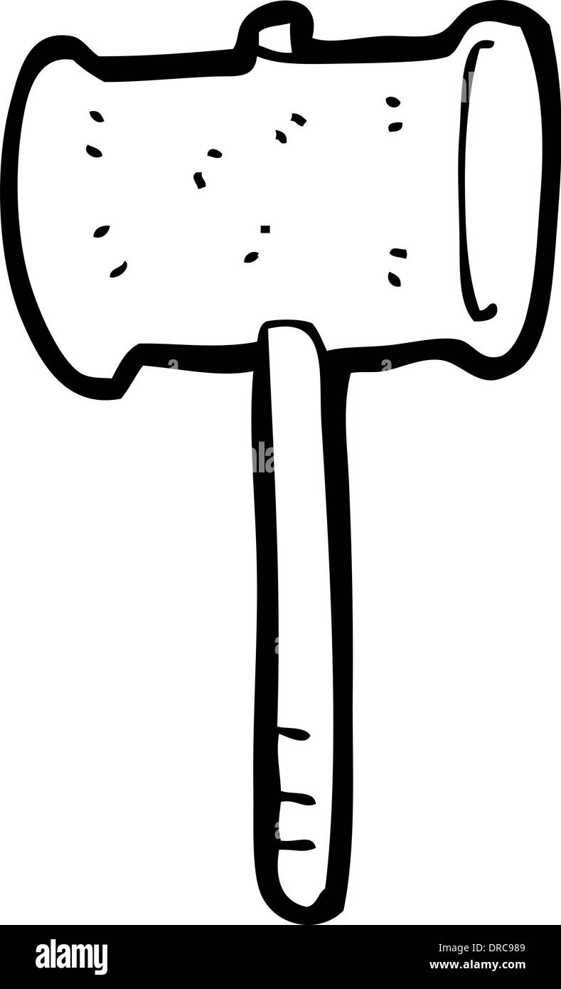 Cartoon gavel Black and White Stock Photos & Images - Alamy