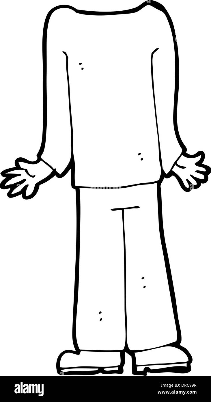 cartoon male body (mix and match cartoons or add own photos Stock ...